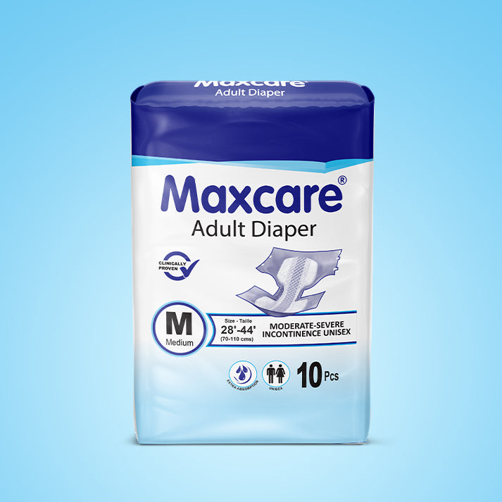 Maxcare Adult Diaper Medium M 10 Pcs